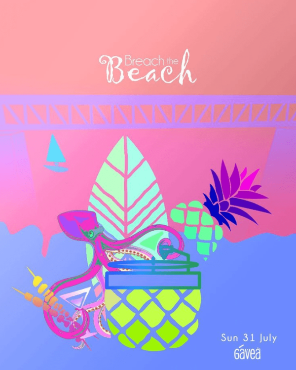 Anthon, Jad Saade, and J Ø H N at Gávea Beach Bar - Go Batroun